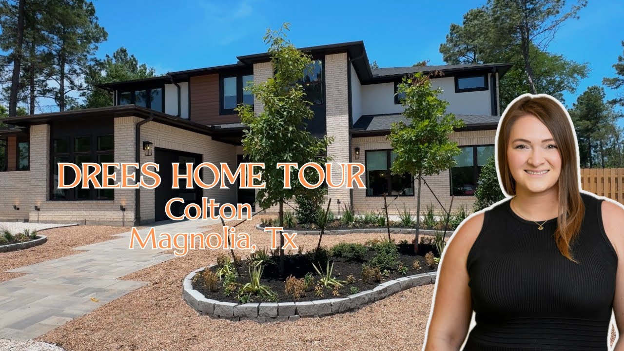 Drees Model Home Walkthrough | Colton Community in Magnolia, TX - YouTube