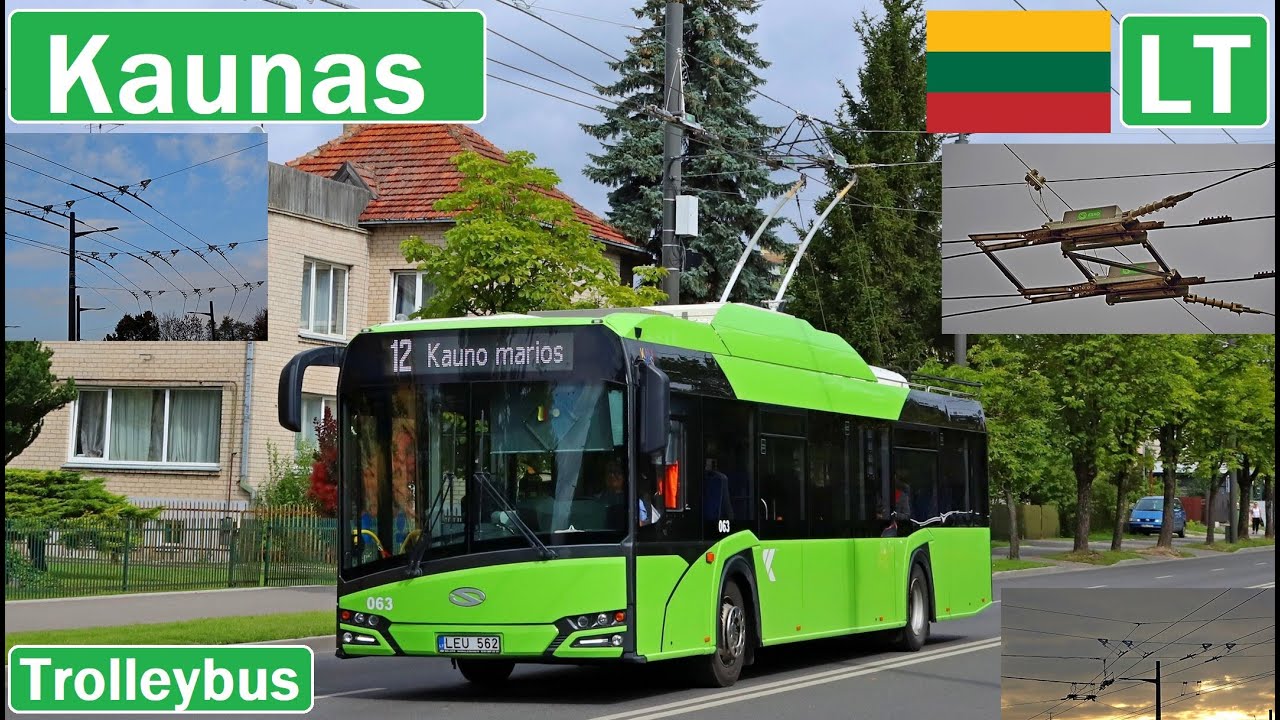 🇱🇹 KAUNAS TROLLEYBUS / Troleibusai Kaune 2022【4K】 - YouTube
