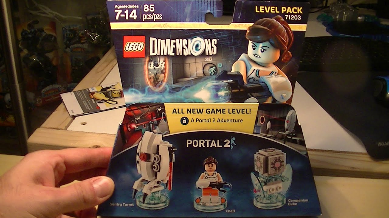 LEGO DIMENSIONS PORTAL 2 LEVEL PACK UNBOXING - YouTube