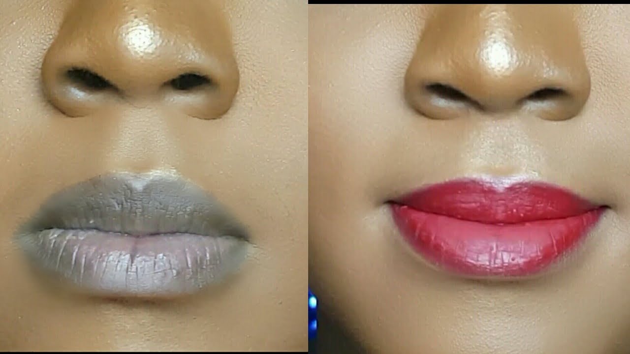 MAKE ANY LIPSTICK POP ON DARK LIPS ~ DARK LIPS HACK - YouTube