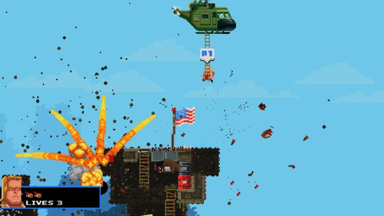 Broforce - ps5 loading times + gameplay - YouTube