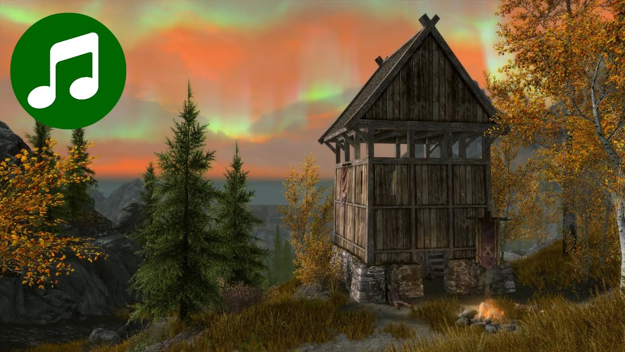 SKYRIM Ambient Music & Ambience 🎵 Shor's Watchtower 10 HOURS (Skyrim ...