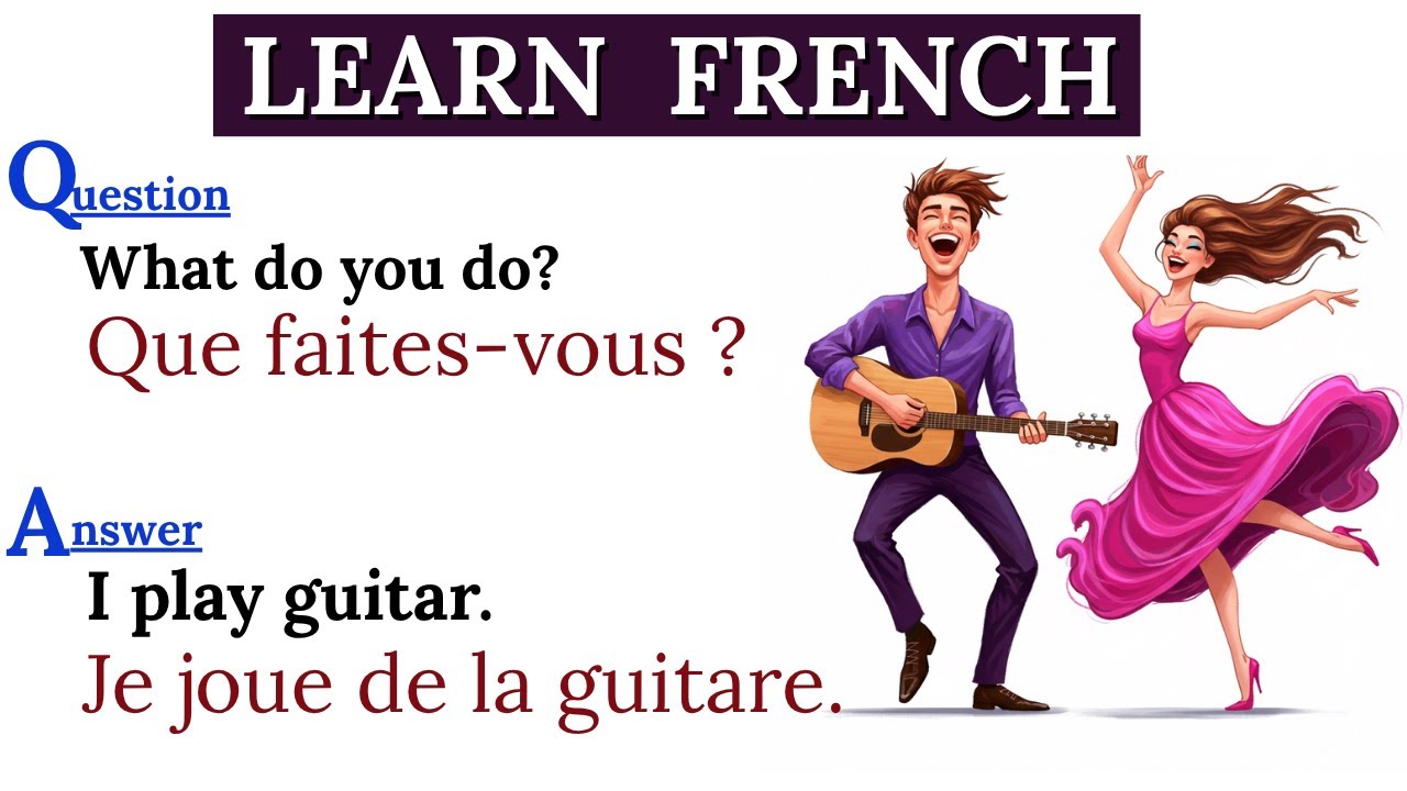 Everyday Conversations in FRENCH Between (2) Friends | Easy French ...