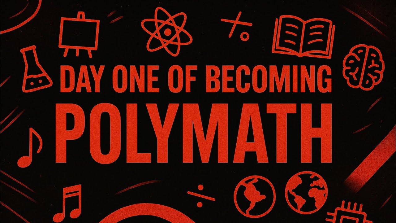 day 1 of becoming a polymath - YouTube