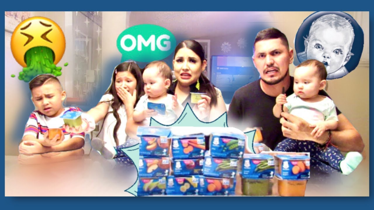 BABY FOOD challenge! **Prank gone wrong** : The DMK Family | Mimi Meza ...