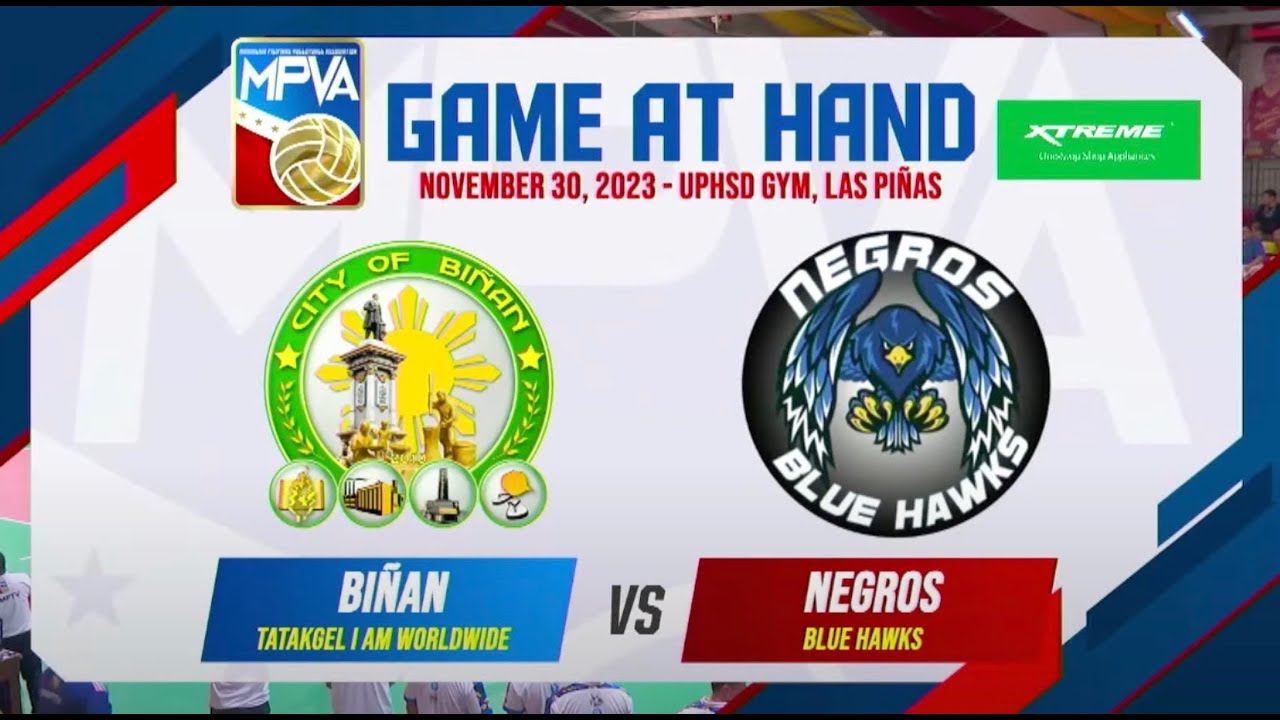 2023 MPVA Season - November 30, 2023 - Day 15, Match 2 - Biñan vs ...