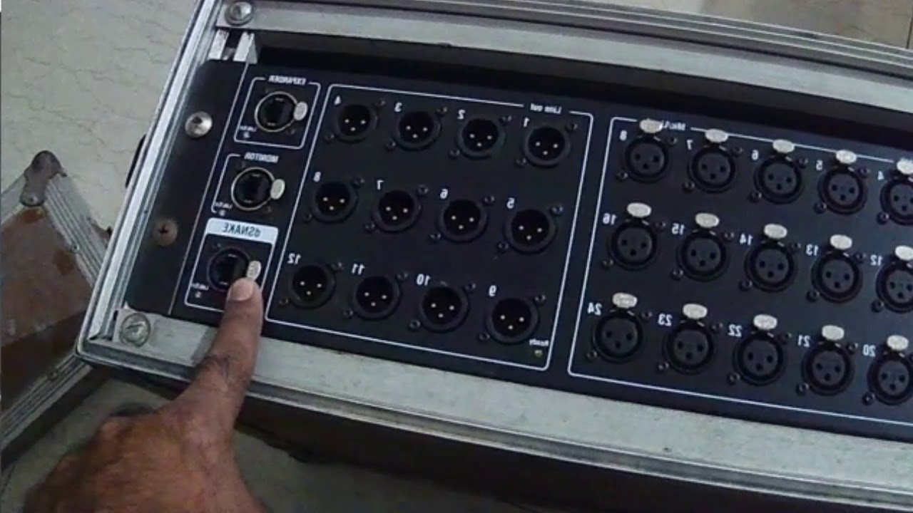 CONNECTING ALLEN HEATH- SQ7 TO STAGE BOX - YouTube