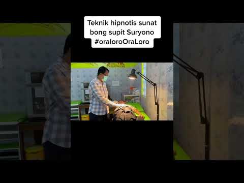 Teknik Hipnotis sunat Bong Supit Suryono - YouTube