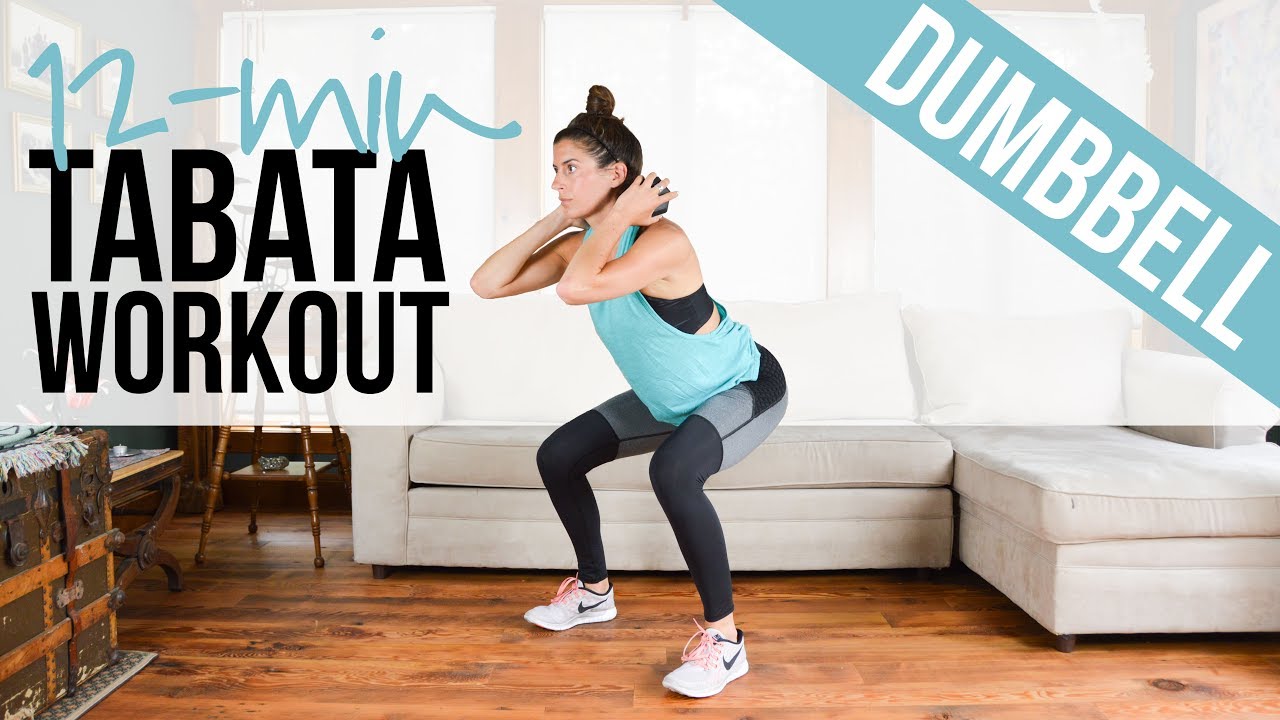12-Minute Tabata Dumbbell Workout with Isometric Holds - YouTube