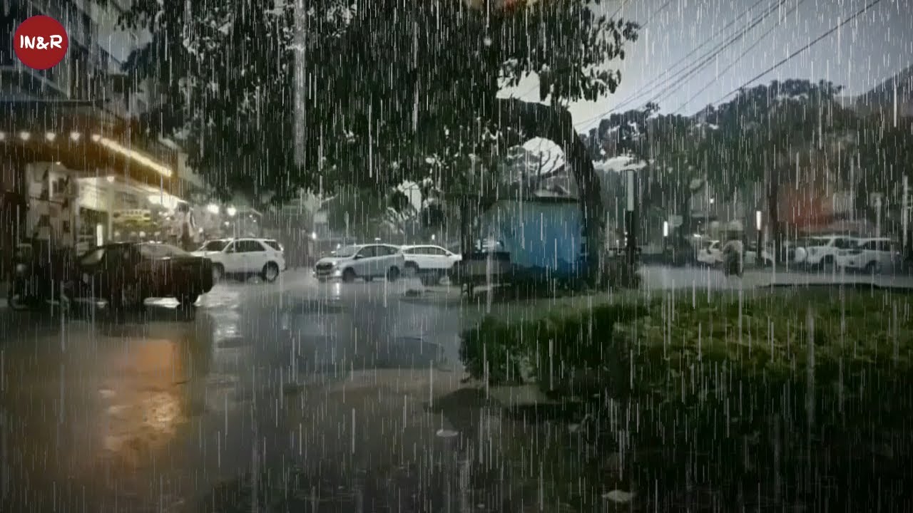 Walking in Heavy Rain all day in the Village Indonesia - YouTube