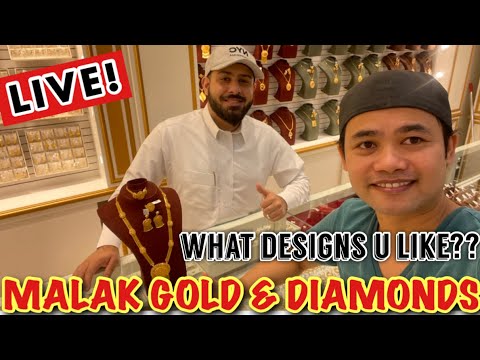 LIVE!! MALAK LUXURY GOLD AND DIAMONDS| NEW GOLDSHOP.. | WHAT YOU NEED ...