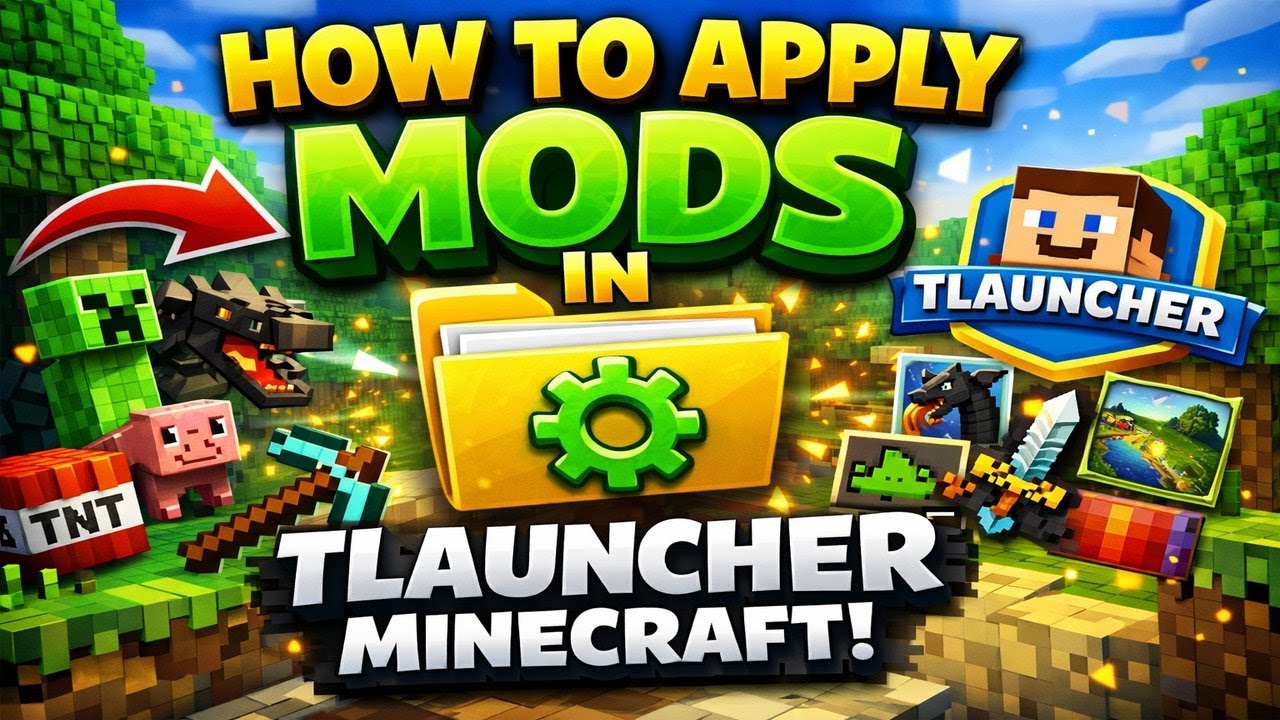 HOW TO APPLY MODS IN TLAUNCHER l MINECRAFT l Knullnaitik - YouTube