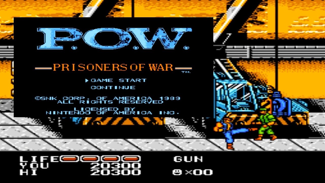 P.O.W. - Prisoners of War (Famicom)(Nes) - YouTube