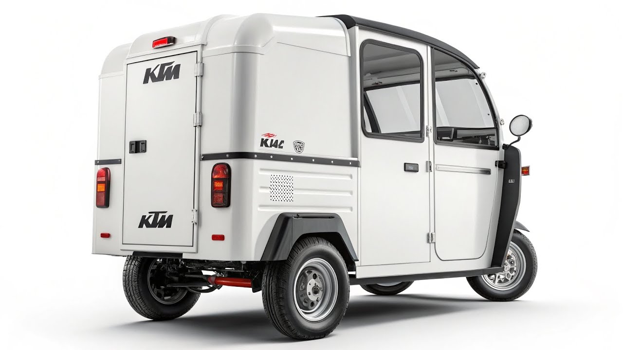 2025 KTM Three-Wheeler Rickshaw: The Future of Urban Transportation ...