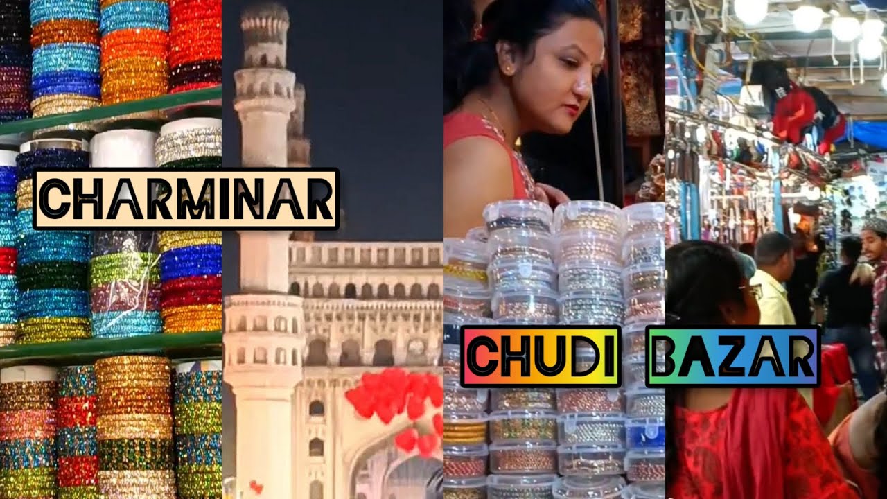 Hyderabad Charminar Chudi Bazaar Experience Raw footage #hyderabad # ...