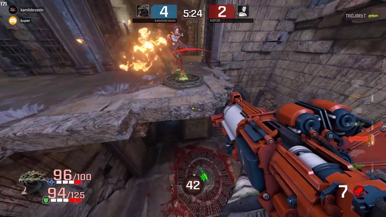 Quake Champions frag clip #1 - YouTube