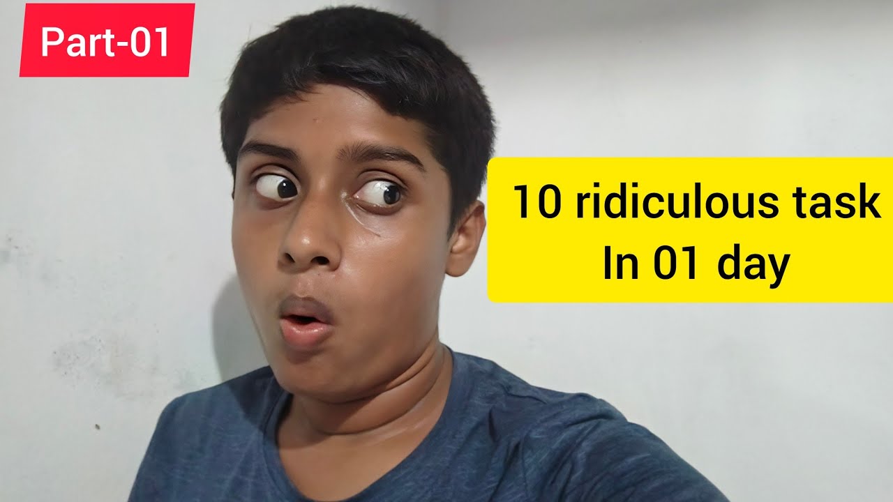 Don't laugh watching 10 stupid challenges in 01 day (Part-1) - YouTube