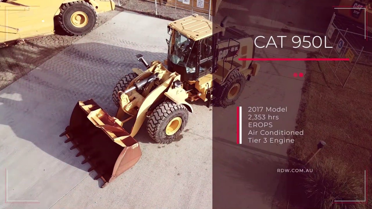 2017 Caterpillar 950L Wheel Loader For Sale - YouTube