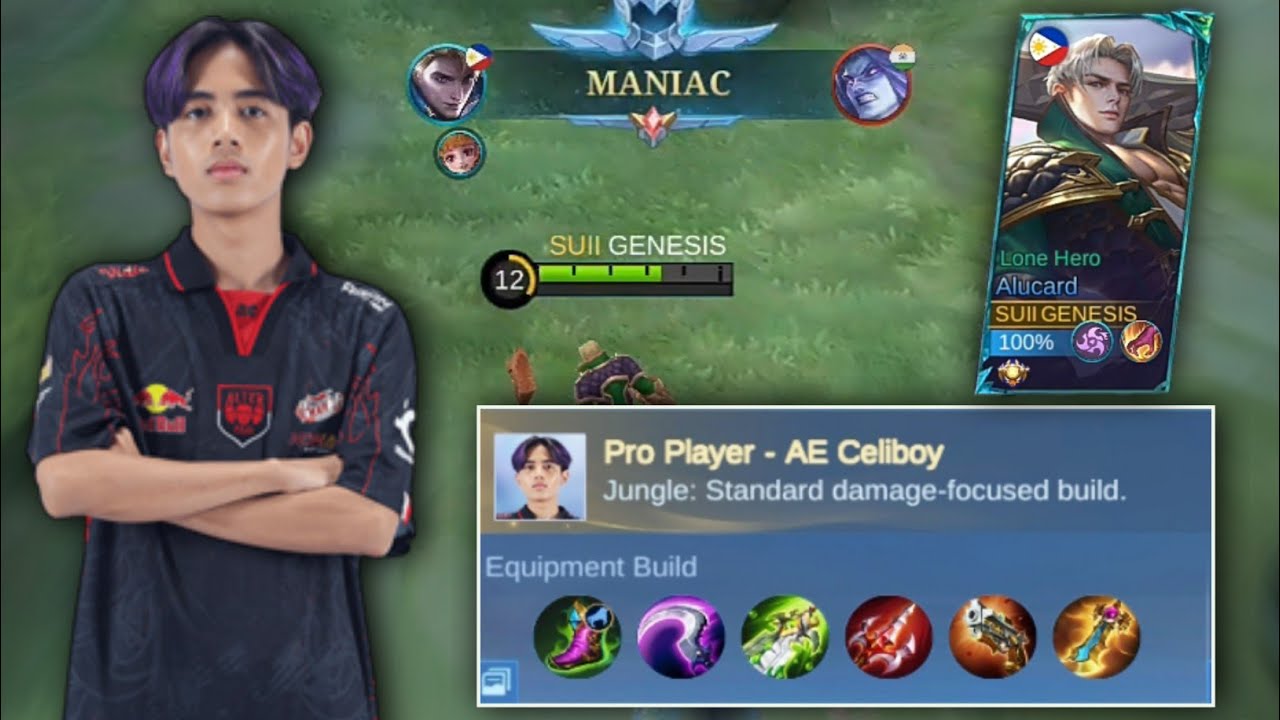 THIS PRO PLAYER - AE Celiboy BUILD EXTREMELY BURST DAMAGE IN NEW SEASON ...