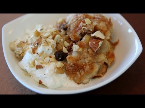 Oum Ali - Arabic Bread Pudding Recipe - CookingWithAlia - Episode 315