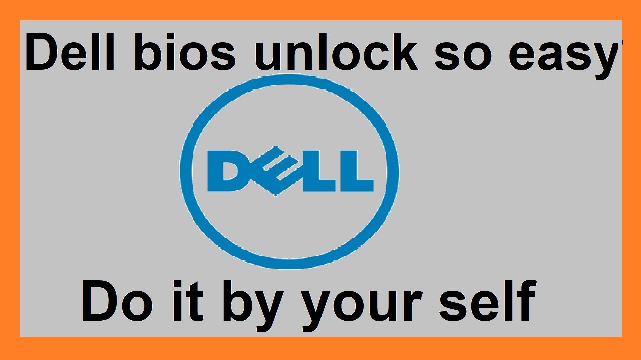 Dell bios unlock bypass reset easy way - YouTube
