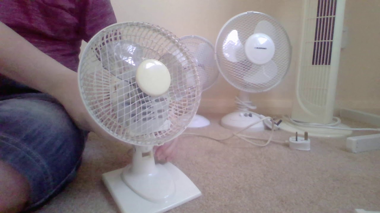 Me putting my 2012 Argos 7 inch desk fan together - YouTube