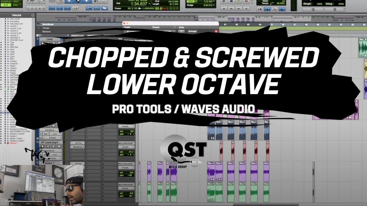 How To Get Lower Octave or Chopped and Screwed Vocal In Pro Tools - YouTube