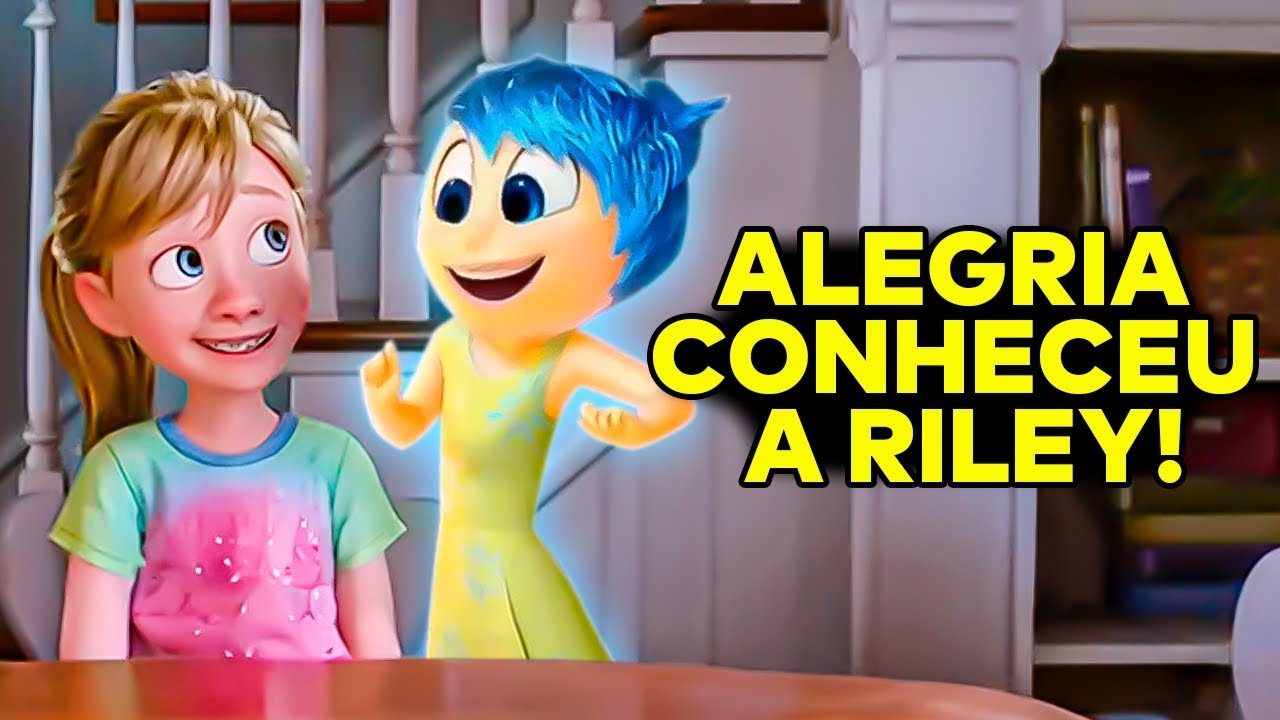 A HISTÓRIA ORIGINAL de Divertidamente: Riley e Alegria JUNTAS! - YouTube