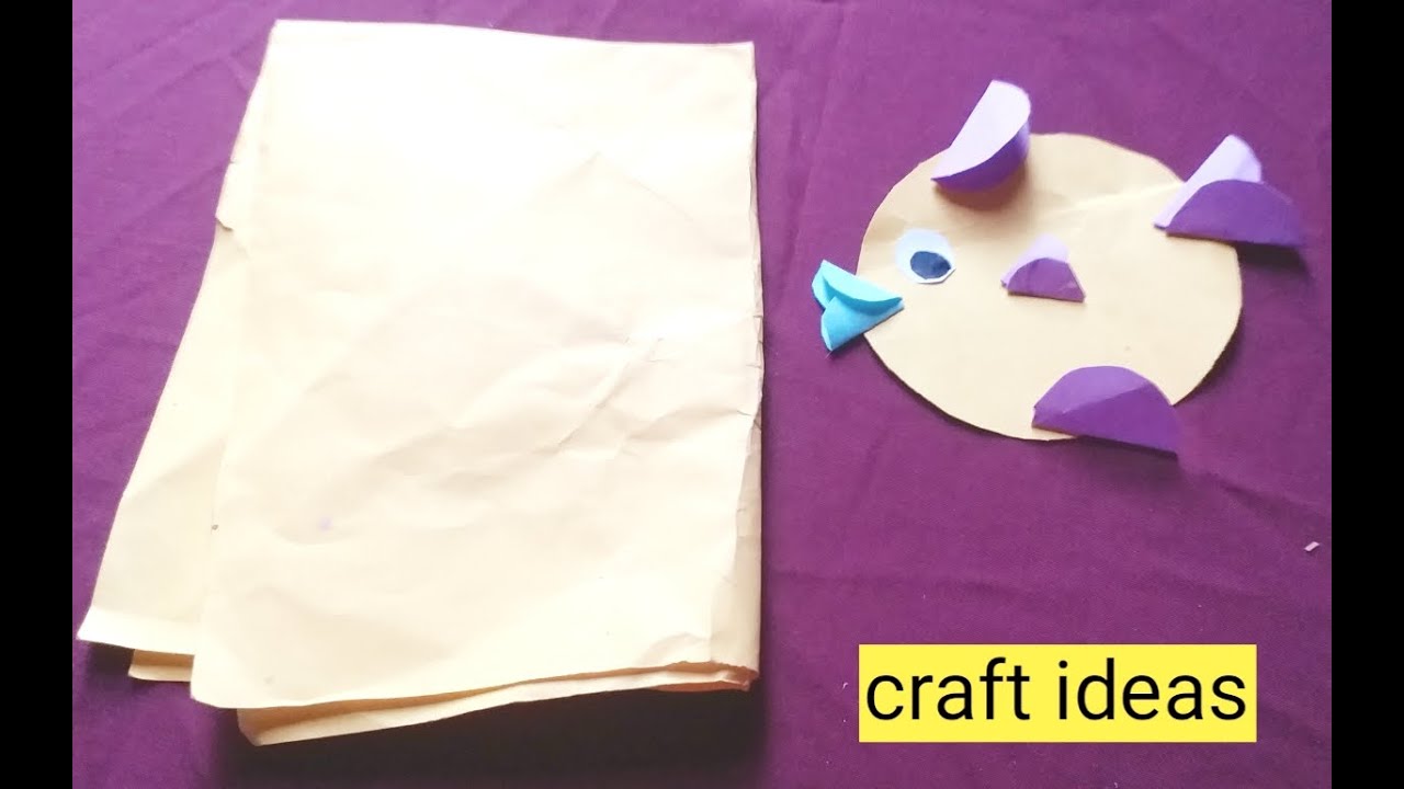 DIY craft paper fish // Simple and easy crafting ideas - YouTube