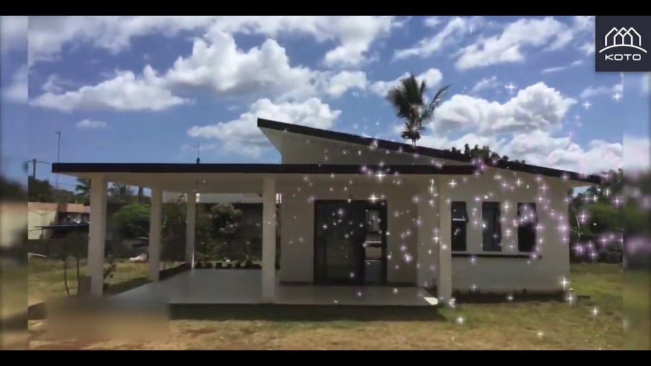 KOTO ICF IBS - Single storey house built fast and easy. - YouTube