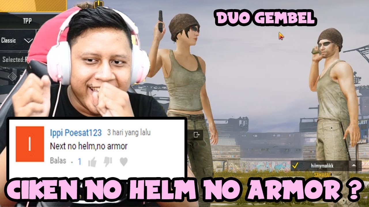 No Helm No Armor ? Yakin bisa Menang ? - PUBG Mobile - YouTube