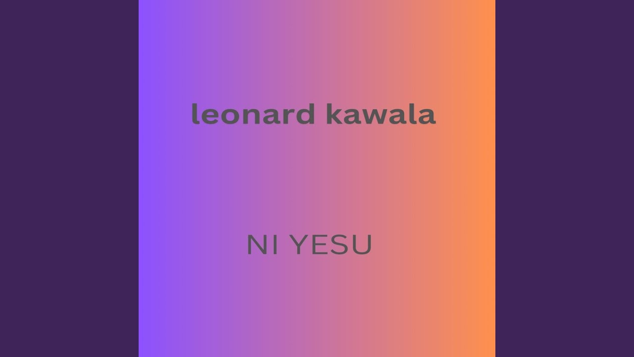 Ni yesu - YouTube