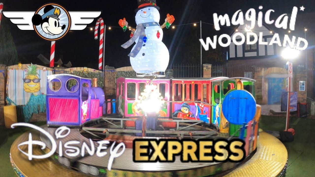 Disney Express Train Fairground Ride - Magical Woodland - YouTube