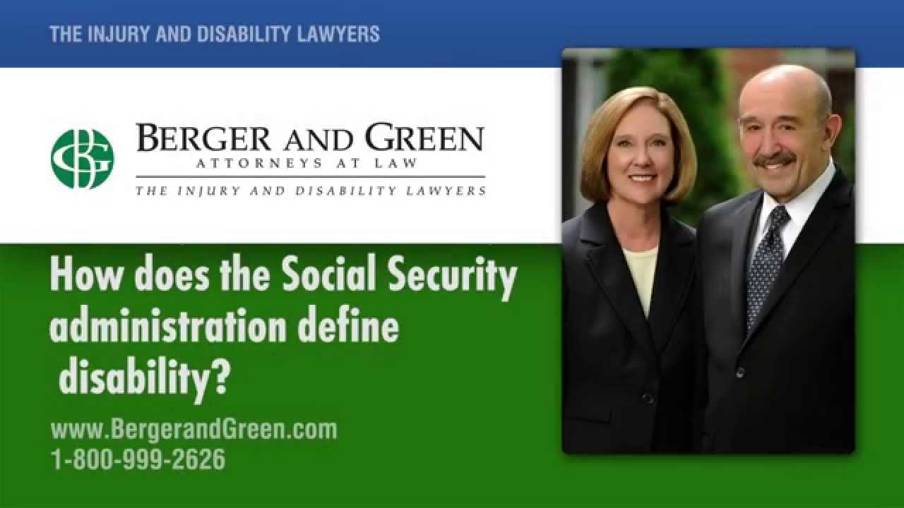 Social Security Disability Definition - As Per The Social Security ...