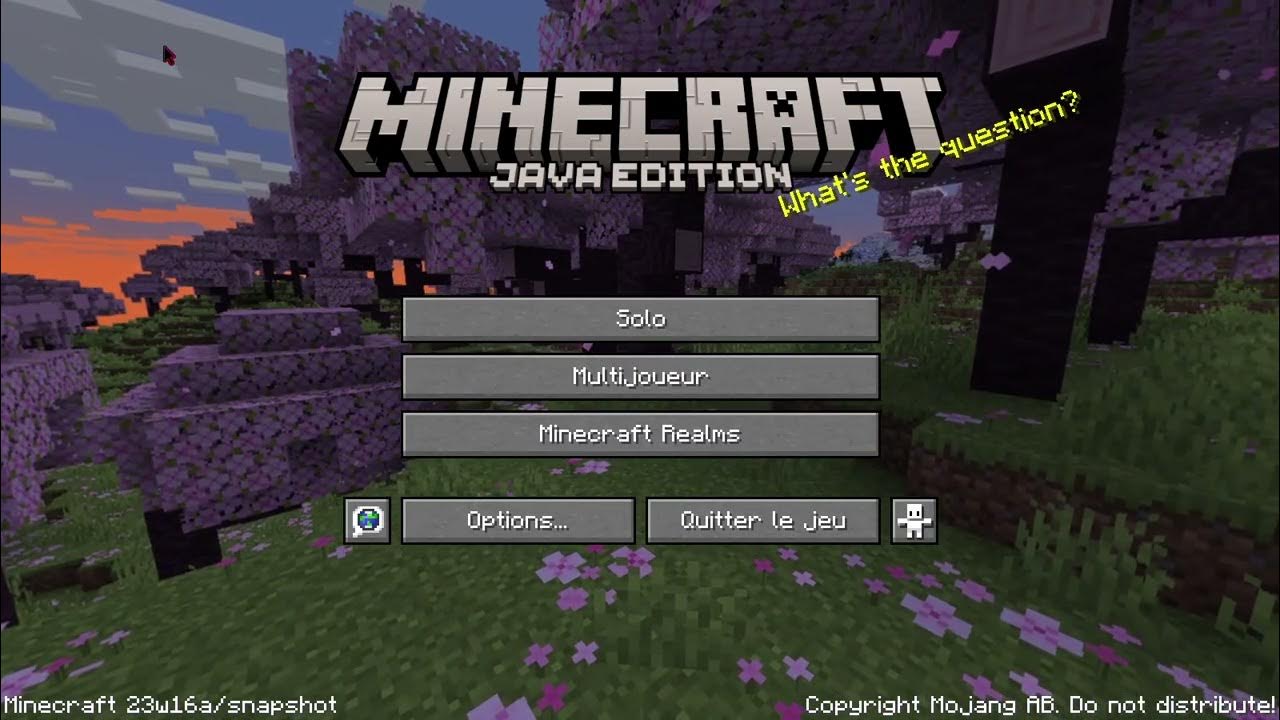 Minecraft snapshot 23w16a (1.20) ! - YouTube