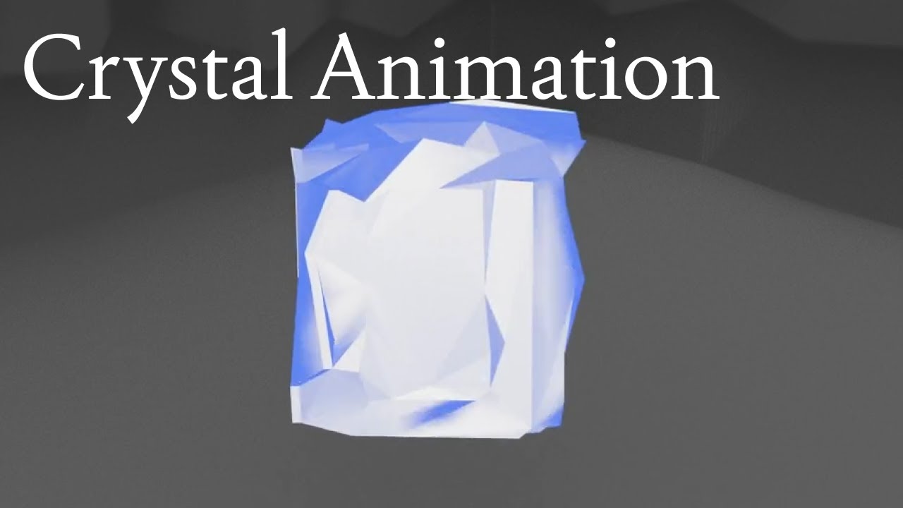Blender Crystal animation - YouTube