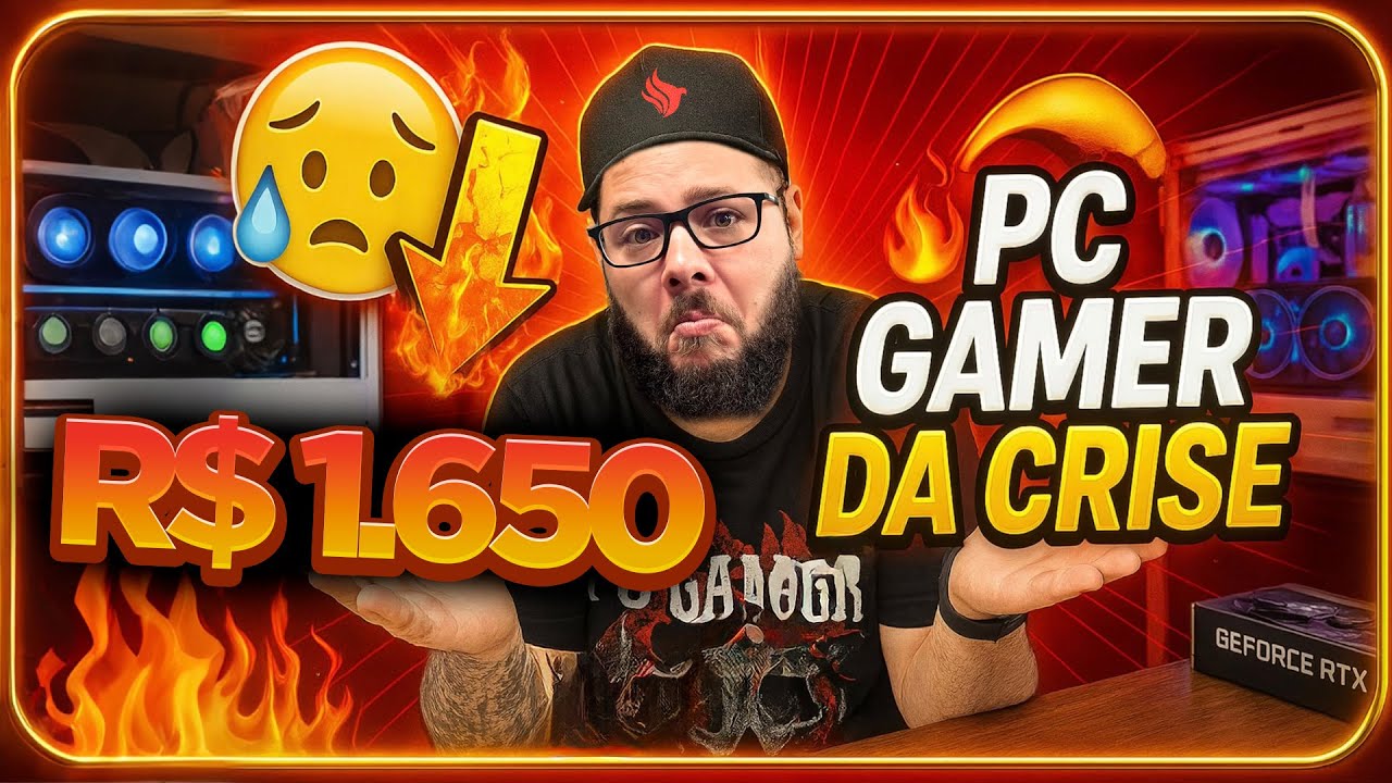 🔥 PC GAMER DA CRISE – RODANDO TUDO SEM GASTAR MUITO! 🔥 (+Upgrades) GTA ...