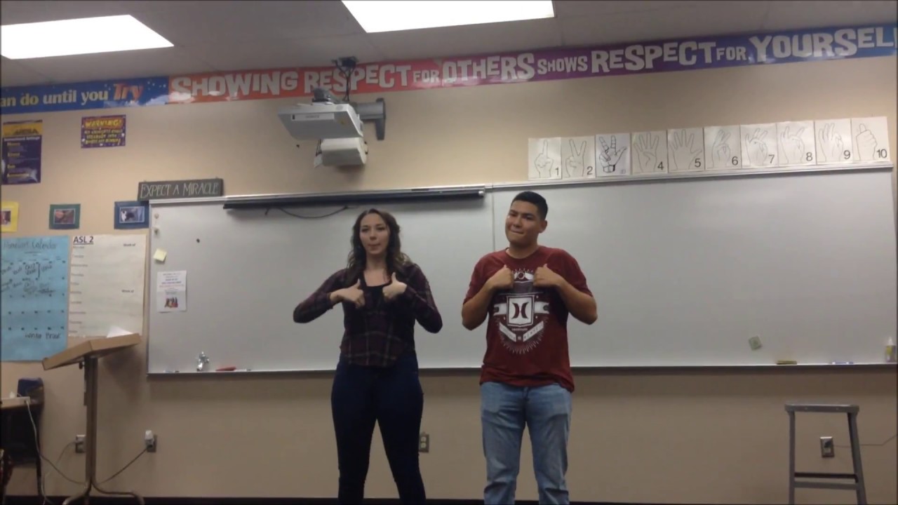 "Santa Baby" in American Sign Language (ASL) - YouTube