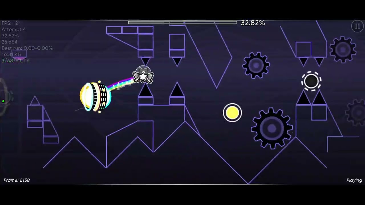 Hp layout full showcase Geometry Dash 2.207 mobile - YouTube