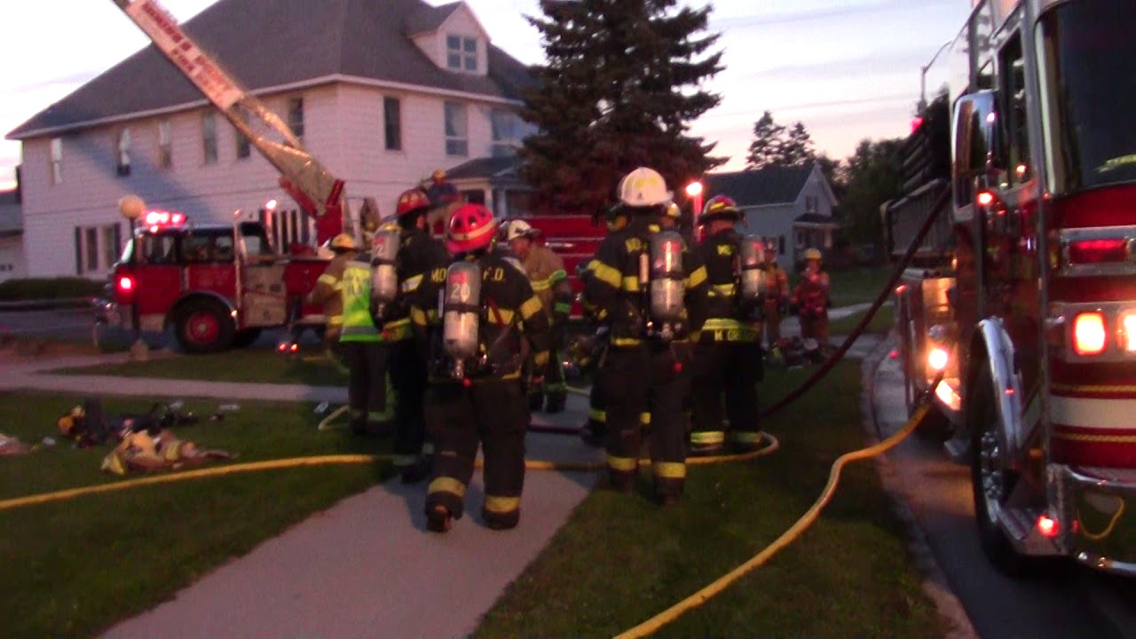 Firefighters at St. Patrick's Fire 9-2-17 - YouTube