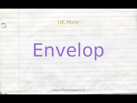 How to pronounce envelop - YouTube