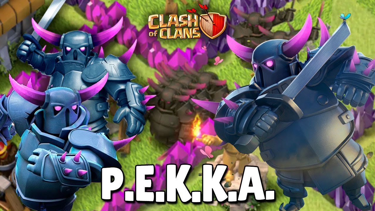 ATACANDO FULL PEKKAS en CLASH OF CLANS - YouTube