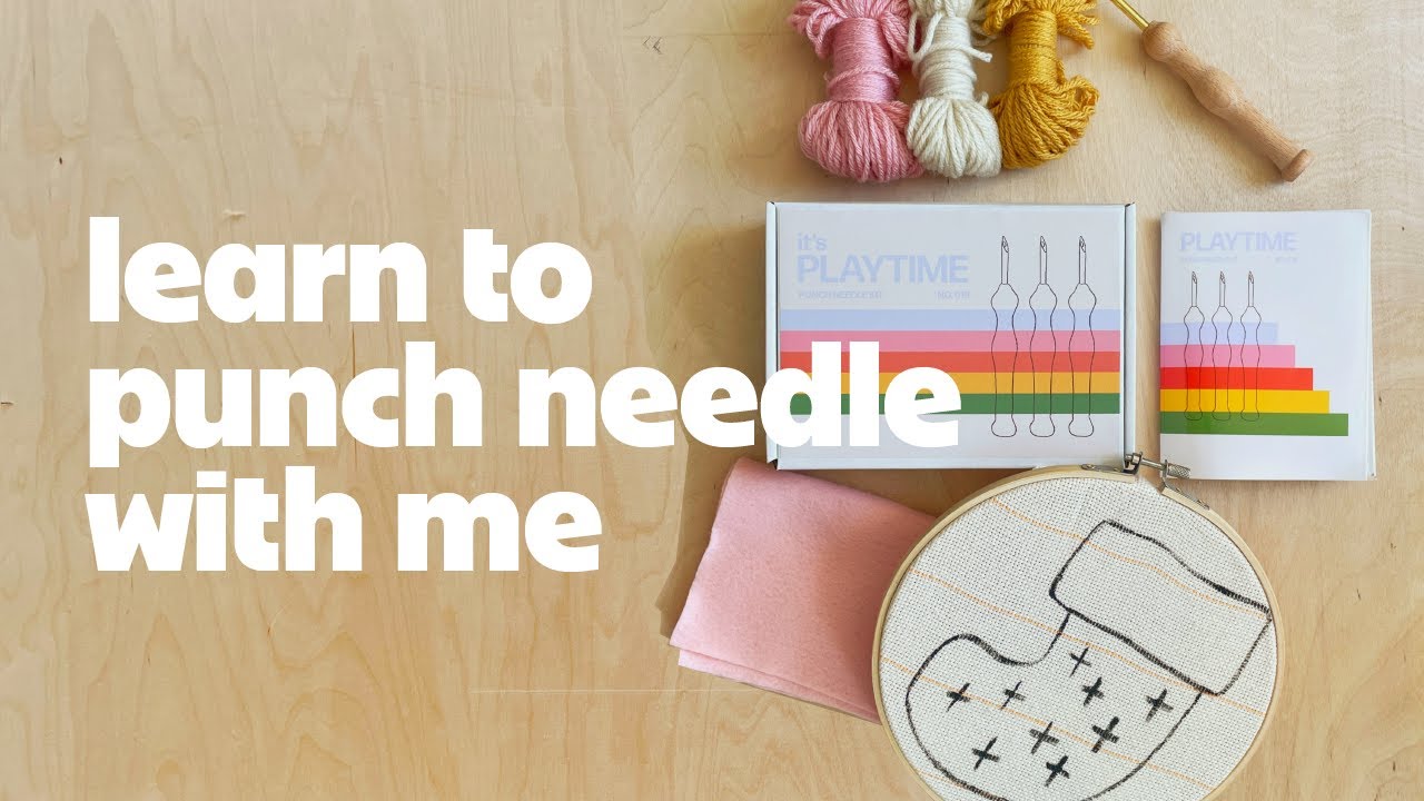 Everything you need to start your first Punch Needle Project! - YouTube