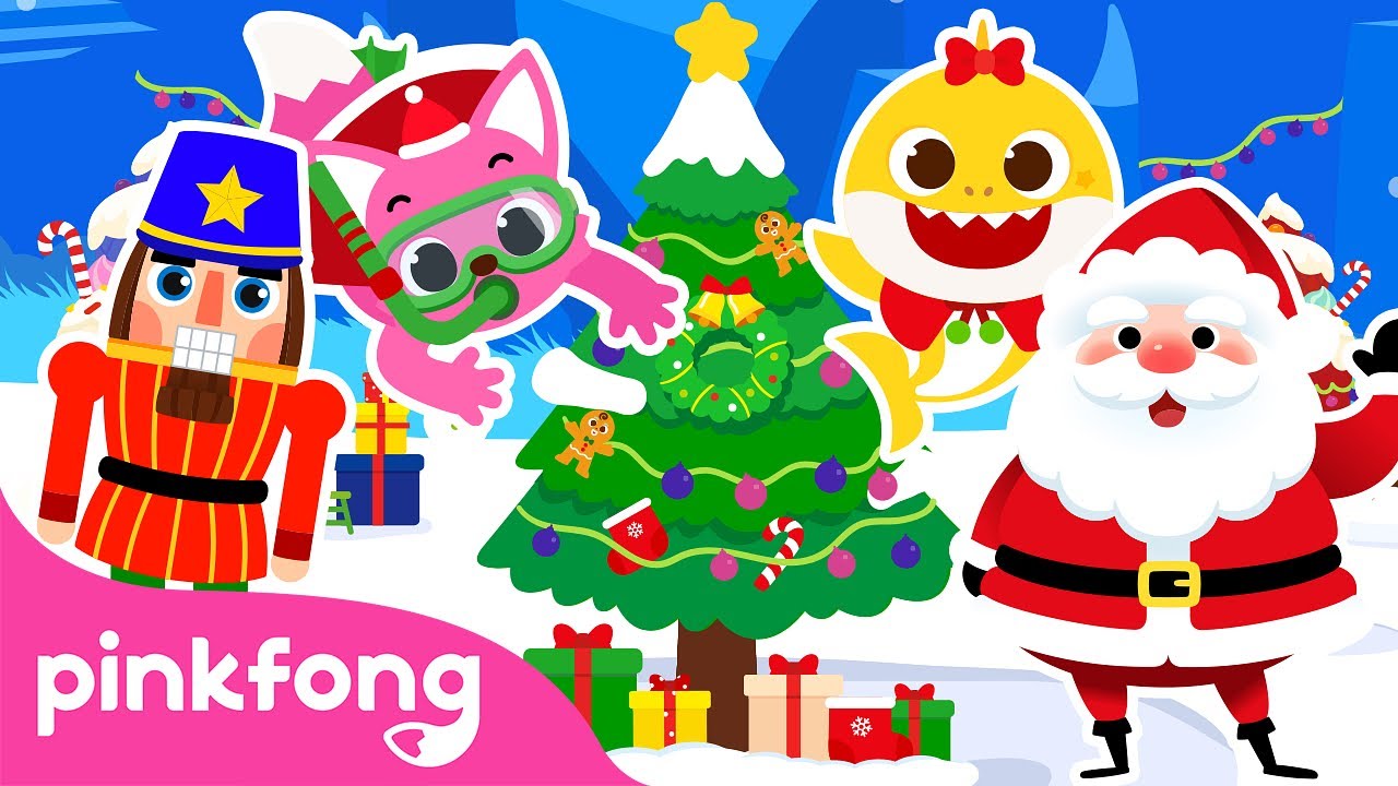 Jouons au cache-cache de Noël | Baby Shark en français | Pinkfong ...