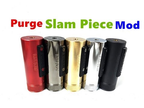 Purge Slam Piece mechanical mod Side button mod from Wejoytech - YouTube