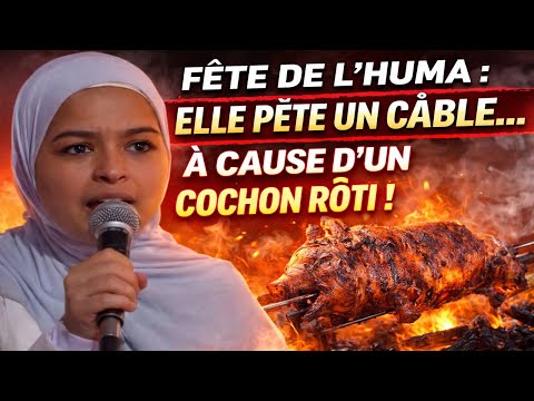 Fête de l’Huma : elle pète un câble… à cause d’un cochon rôti !