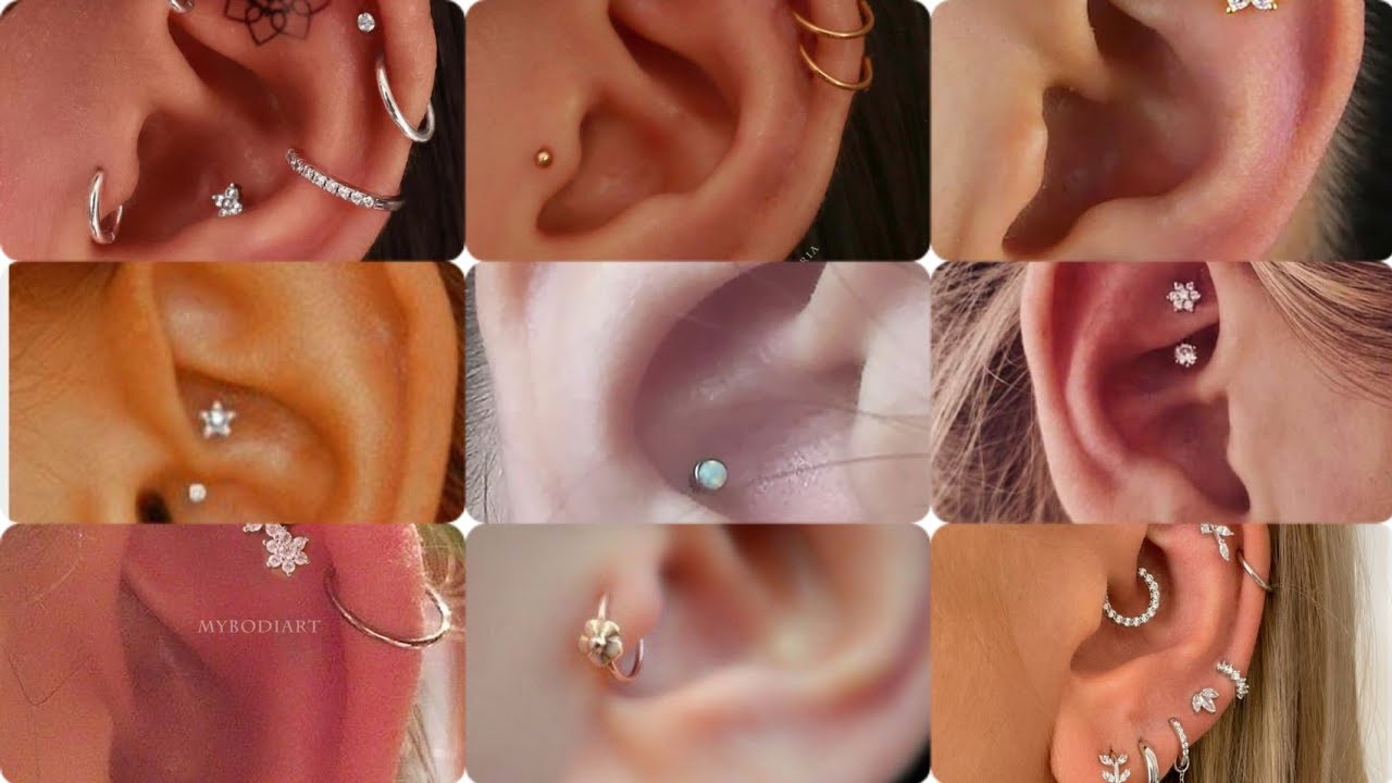 Trending Ear Piercing Jewelry Designs | Ears Jewelry Crafts | - YouTube