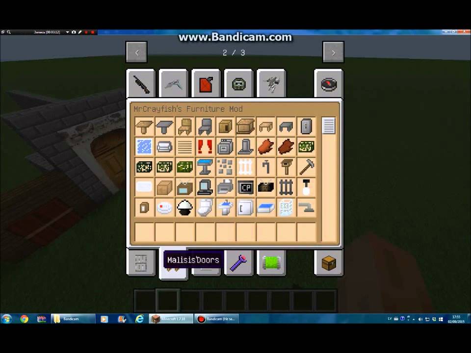 minecraft Malisis Doors mod обзор - YouTube