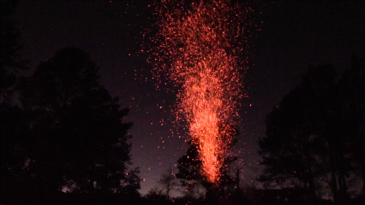 Night time Steam engine Spark SHOW @ 2019 100 years of progress show in ...
