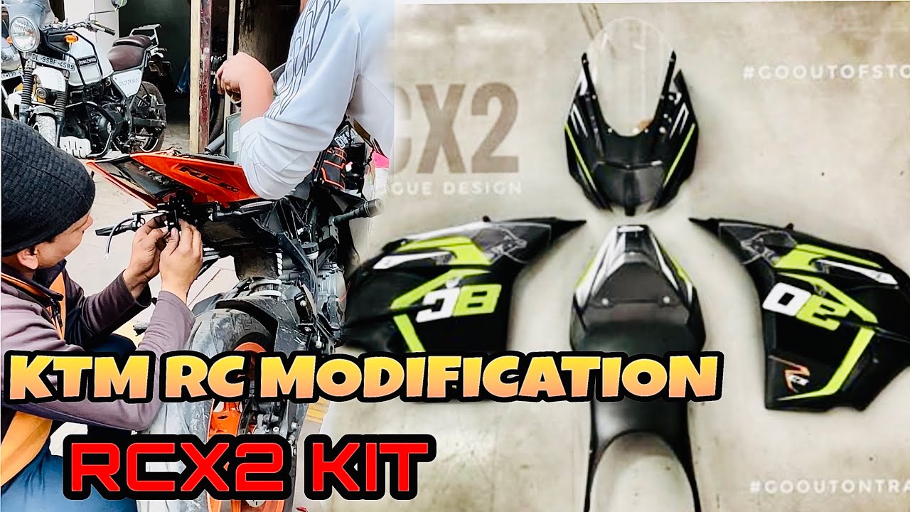 Best Modification for Ktm RC 200 😍|| Rcx2 Full body kit || 5d Wrap For ...